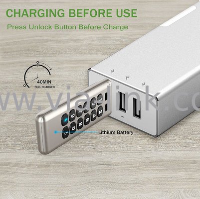 Military Level AES 256-bit Standard Encrypted USB Drive, with Hardware Encryption Chip,Metal Shelled,32GB