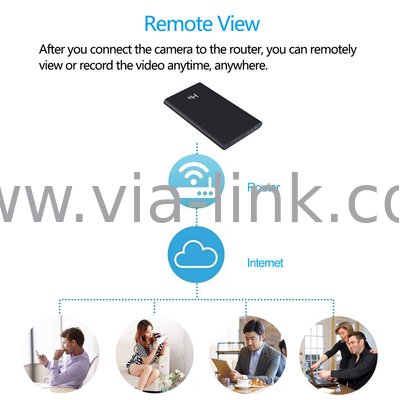 Hidden Cameras Portable Mini HD 1080P WiFi Hidden Camera Power Bank with Motion Detection, Support iOS/Android PC H8