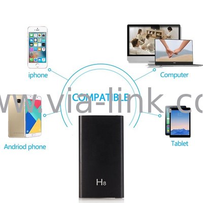 Hidden Cameras Portable Mini HD 1080P WiFi Hidden Camera Power Bank with Motion Detection, Support iOS/Android PC H8