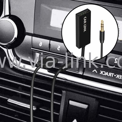 Bluetooth Aux Adapter, U2 Mini Wireless Car Bluetooth Receiver USB to 3.5mm Jack Bluetooth to Aux Adapter