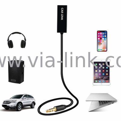 Bluetooth Aux Adapter, U2 Mini Wireless Car Bluetooth Receiver USB to 3.5mm Jack Bluetooth to Aux Adapter