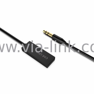 Bluetooth Aux Adapter, U2 Mini Wireless Car Bluetooth Receiver USB to 3.5mm Jack Bluetooth to Aux Adapter