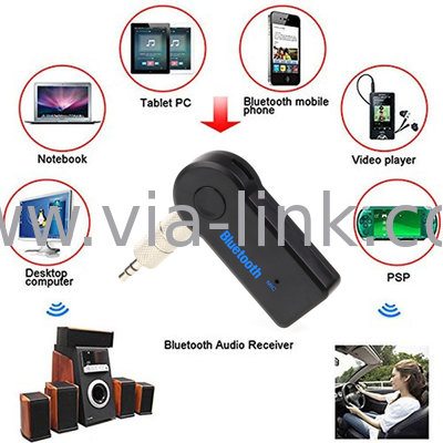Universal Bluetooth Transmitter Car Kit Handsfree 3.5mm Streaming Car A2DP Wireless AUX Audio Music Receiver Adapter