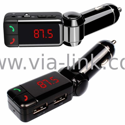 BC06 High Performance Digital Wireless Bluetooth Fm Transmitter in-Car Bluetooth Receiver Fm Radio Stereo Adapter