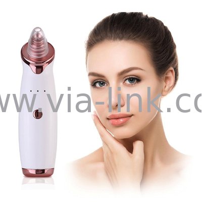 Electric Facial Pore Blackhead Vacuum Suction Remove Machine with 5 Probes Remove Dead Skin Professional Facial Care