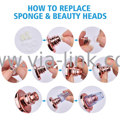 Electric Facial Pore Blackhead Vacuum Suction Remove Machine with 5 Probes Remove Dead Skin Professional Facial Care