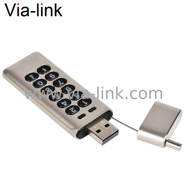 Encrypted USB Flash Drive 8GB 16GB 32GB 64GB Password Key Secure U Disk USB2.0 Portable Hardware for Business