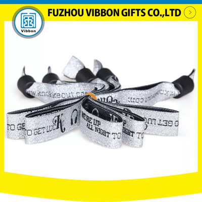 Hot sale woven wristband for Identification Ticket
