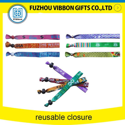 Hot sale woven wristband for Identification Ticket