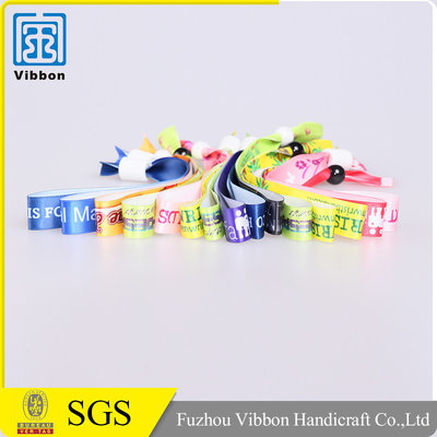 Hot sell fashional design satin wristbands/bracelets for party/activities