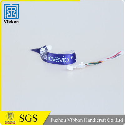Heat transfer printing festival fabric satin wristband for party