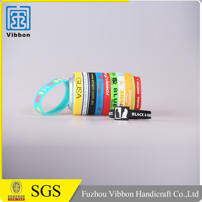 Competitive price hot sale custom made silicon wristband with logo printing