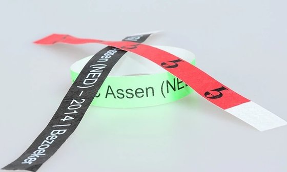 Disposable Cheap Party Paper Wristband Tyvek Hands Bracelets for Event