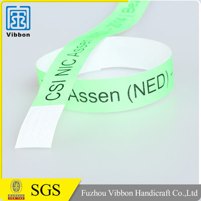 Widely Use Custom Water Proof Tyvek Wristbands Security One Time Use for Party