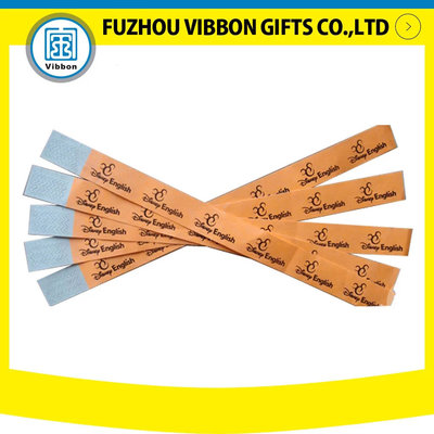 Widely Use Custom Water Proof Tyvek Wristbands Security One Time Use for Party
