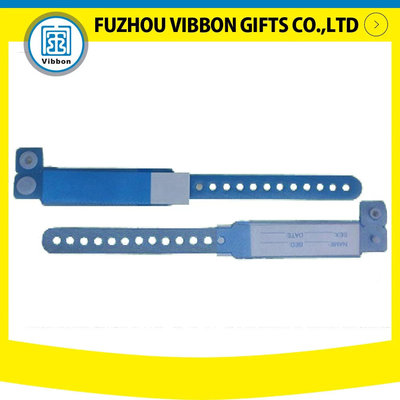 Cheap Vinyl/ PVC Hospital Patient id Wristbands Bracelets for sale