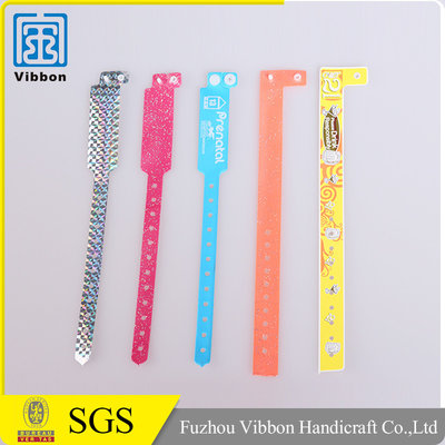 security cool vinyl bracelet L-shape wristband for sale
