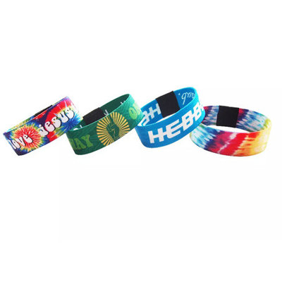 Soft polyester elastic wristband, Eco-friendly fancy elastic wrist band