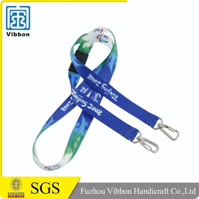 Custom logo professional sublimation printing lanyard neck for conference