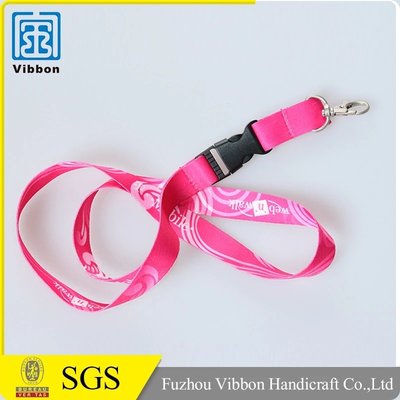 Custom logo professional sublimation printing lanyard neck for conference