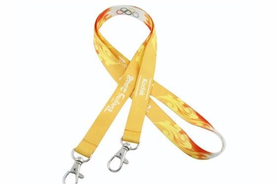 Heat Transfer Two Side Printed Polyester Landyard Various Styles Customized Logo Lanyards