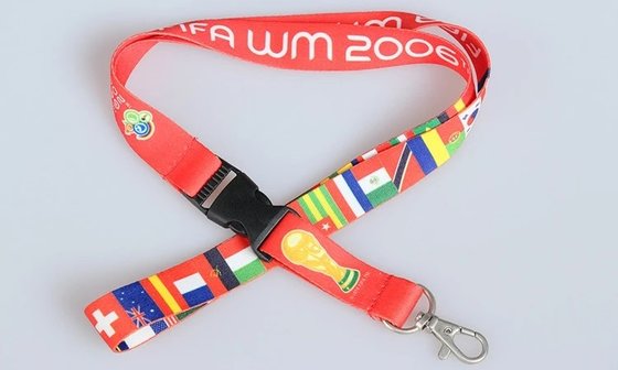 Heat Transfer Two Side Printed Polyester Landyard Various Styles Customized Logo Lanyards