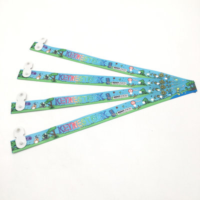 Cheap Customized Sublimation Printed Wristbands Music Festival Fabric Satin Wristbands And Bracelets