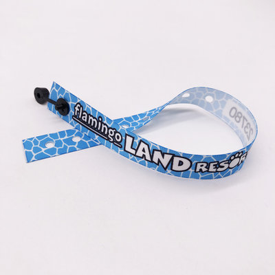 Custom Fabric Sublimation Wristbands Satin Wristband With Plastic Clip