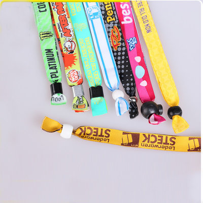 Custom Logo One Time Used Woven Wristband