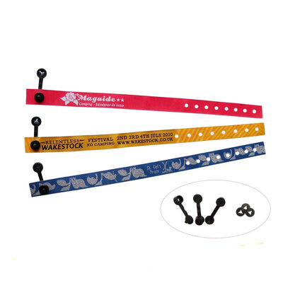 Hot Sell Promotional L Shape Woven Wristbands Events One-off time Adjustable Fabric Wristbands