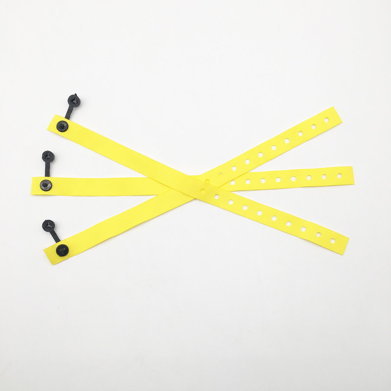 Cheap Blank Adjustable Woven Bracelets Colorful Woven Wristbands for Events With Plastic Clips