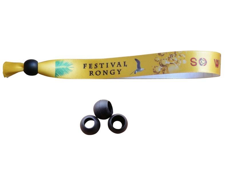 Reusable Colorful Sublimation Polyester Wristbands With Custom Logo Design