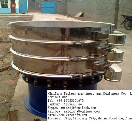 light calcium powder vibrating screen machine