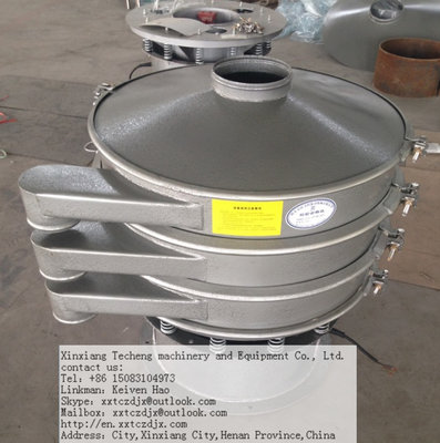 SUS 304 Material Food Grade Rotary Vibrating Screen