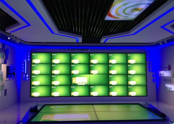 China Samsung DID Panel Green HD LED Wall 3.7mm With Super Narrow Bezel 55inch supplier