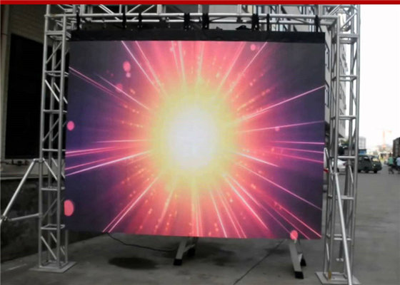 China DIP346 P10 SMD LED Display RGB Floor Stand HD For Concert / Shopping Center supplier