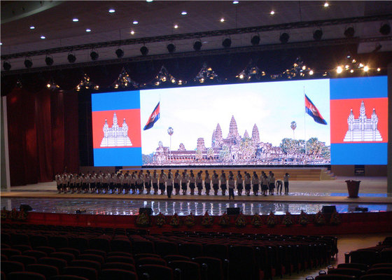 China 4mm Mesh LED Display Advertising , 4mm LED Video Panels Wide Viewable Angle supplier