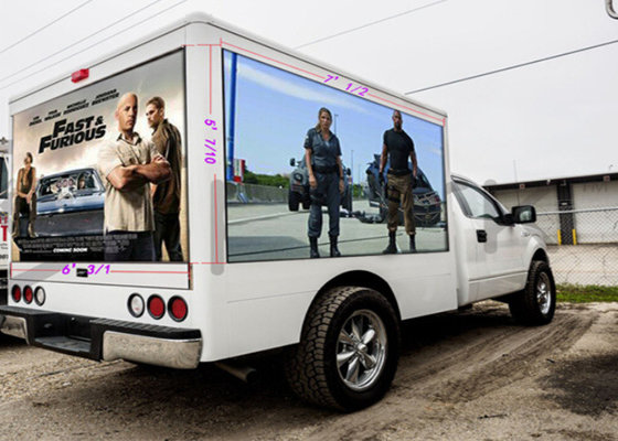 China 4k Hd Video Movable SMD LED Display / Truck Mobile Led Display High Brightness supplier