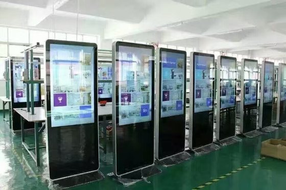 China 55 Inch TFT - LCD Interactive Information Kiosks Touch Screen 1920 X 1080 Pixel supplier