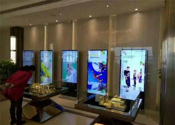 China 55 Inch 4K All - In - One Interactive Touch Screen Kiosk For Information Inquiring supplier