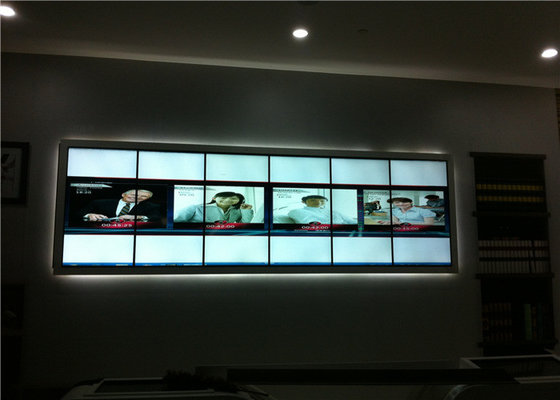 China 3.5mm 55'' Studio Room Led Broadcast Video Wall 500 Nits Super Narrow Bezel Monitor supplier