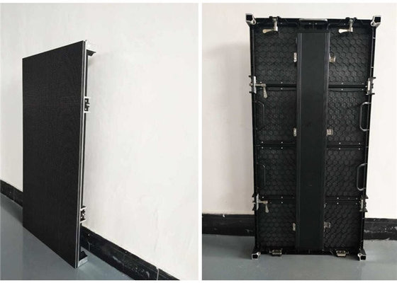 China 2.5mm Pixel Circle Straight Both Led Display Cabinet for TV Station Decoration supplier