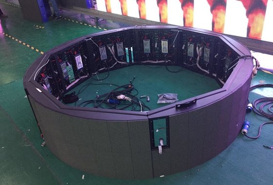 China P2.5 SMD1616 Full Color Indoor LED Video Wall , Led Circle Display System supplier
