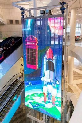 China High resolution Transparency LED 10.4-10.4 Side Light Led Display Solution supplier