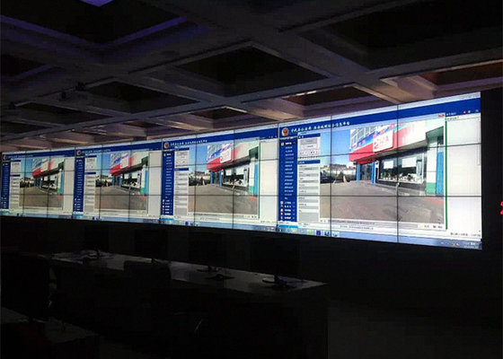 Super Narrow Bezel DID Panel LED Video Display With DP Circle Input RS232 supplier