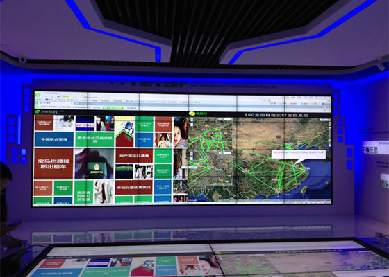 Samsung DID Panel Green HD LED Wall 3.7mm With Super Narrow Bezel 55inch supplier