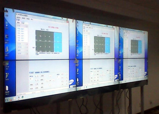 High Resolution Indoor HD LED Wall , Blue LED Display 55inch With LED Backlight supplier