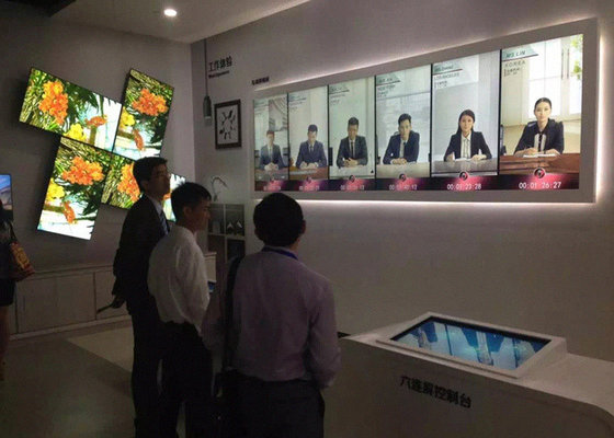 Waterproof 46inch Floor Standing HD LED Wall 1920*1080P With DHMI Matrix supplier
