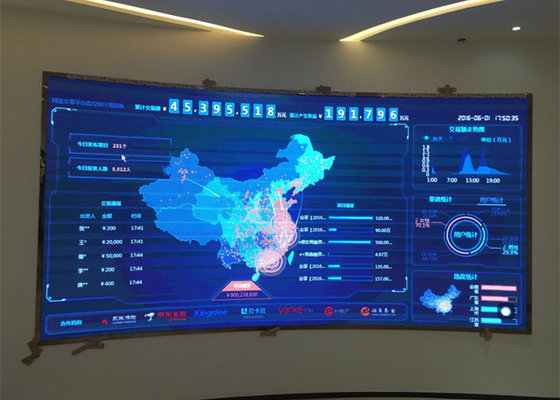 Super High Resolution Meanwell P4 Indoor LED Display RGB With No Deformation supplier