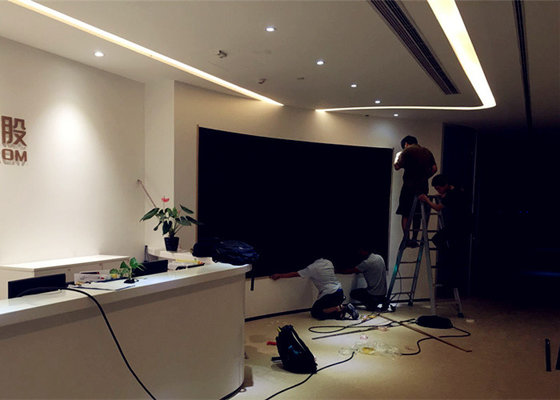 Waterproof Customize HD LED Wall 3.97mm P4 Light Weight For Rental Event supplier
